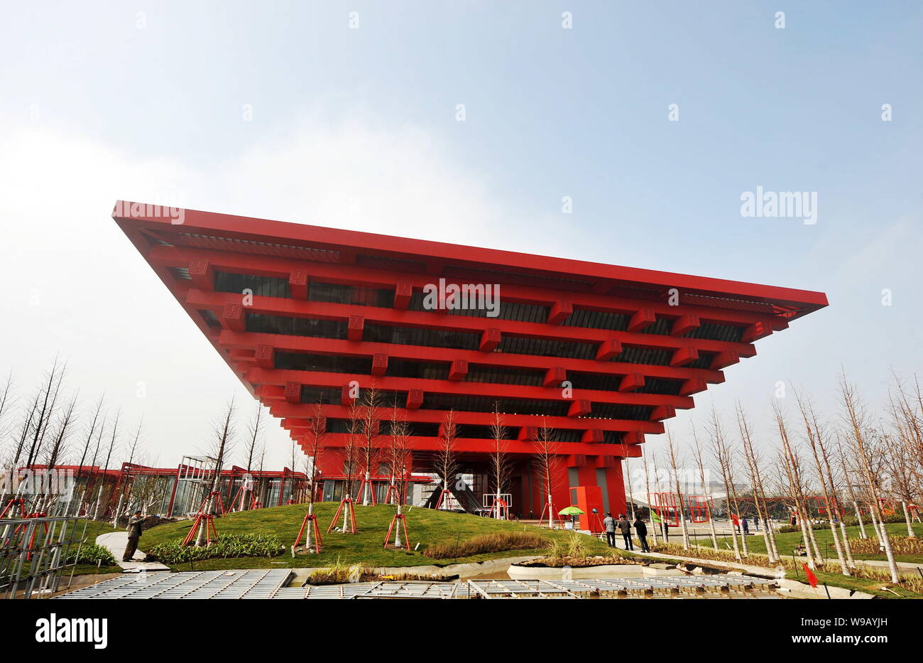 View of the China Pavilion in the Expo site in Shanghai, China, Monday ...