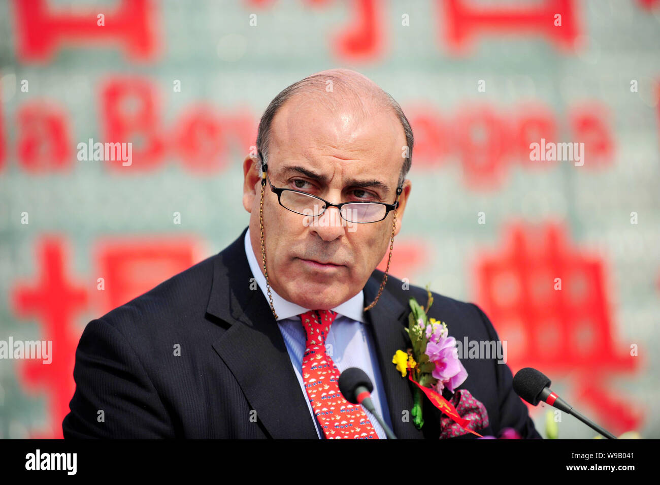 Muhtar Kent, Chairman and CEO of The Coca-Cola Company, speaks during ...