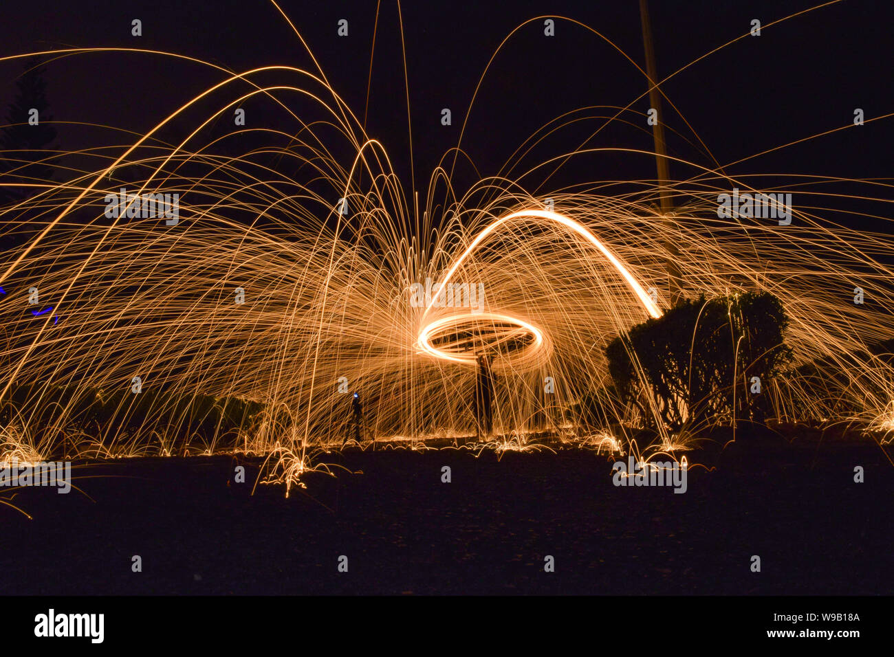 Steelwool spinning hi-res stock photography and images - Alamy