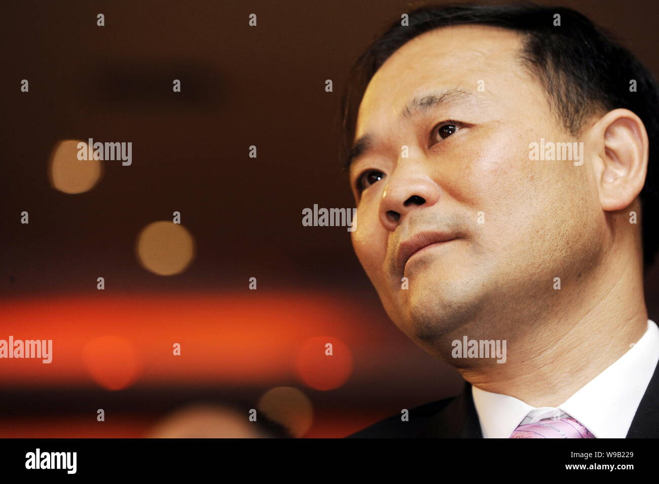 --FILE--Li Shufu, Chairman and CEO of Geely Holding Group, is seen ...