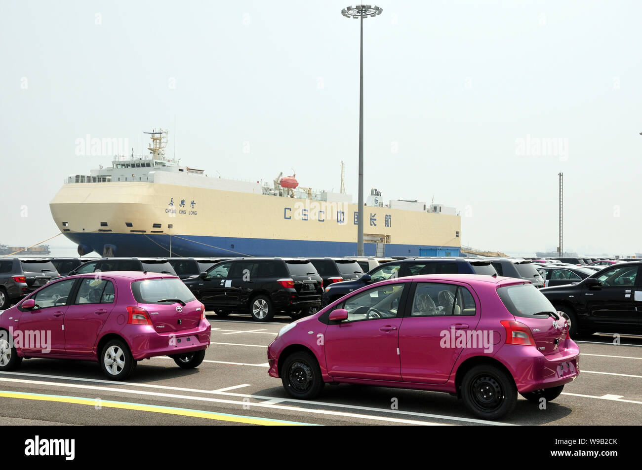 Toyota cars export hi-res stock photography and images - Alamy