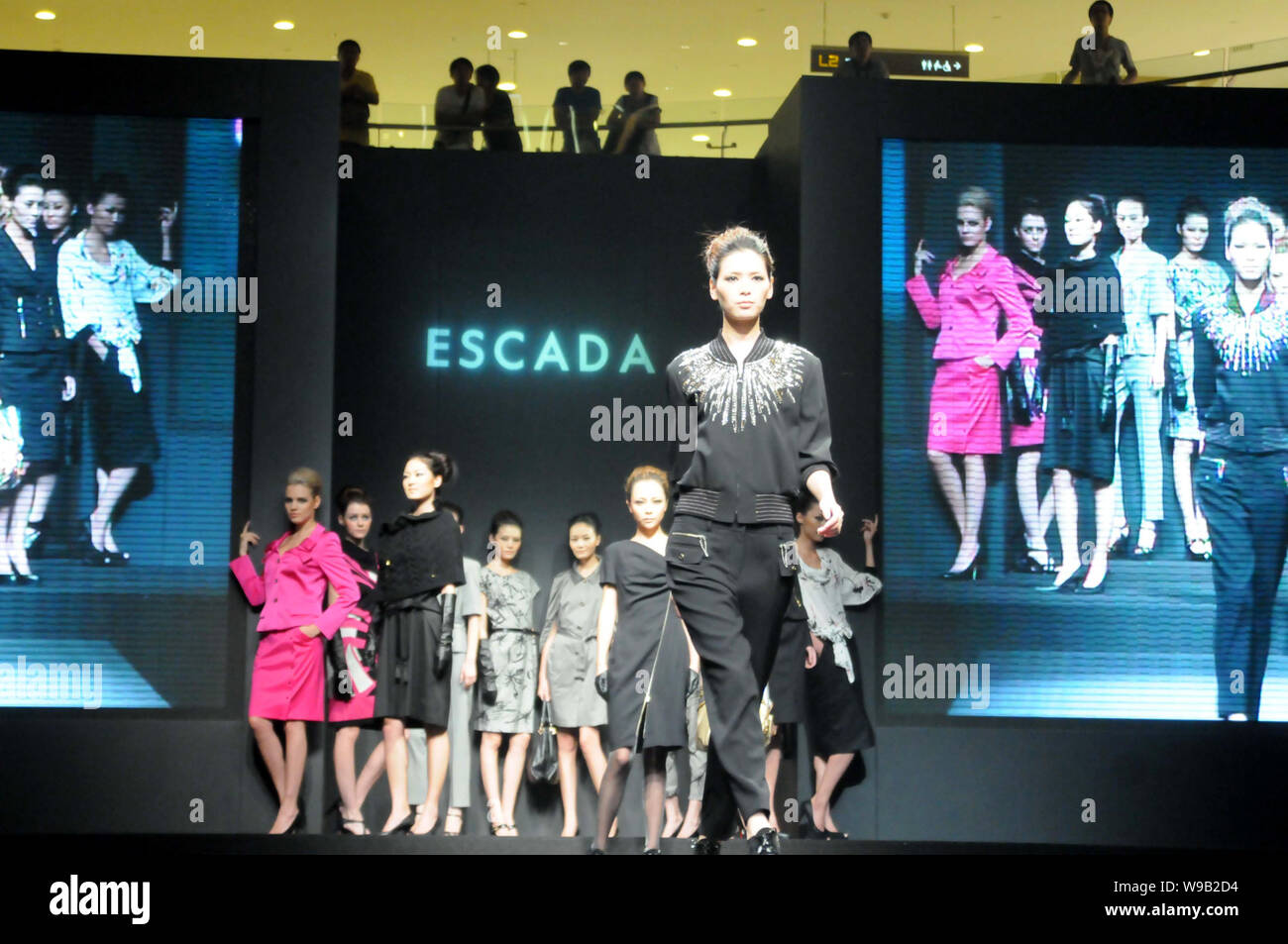 Models parade to show the Escada 2010 Fall/Winter collections during a ...
