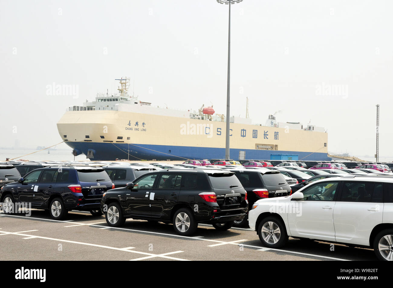 Toyota cars export hi-res stock photography and images - Alamy