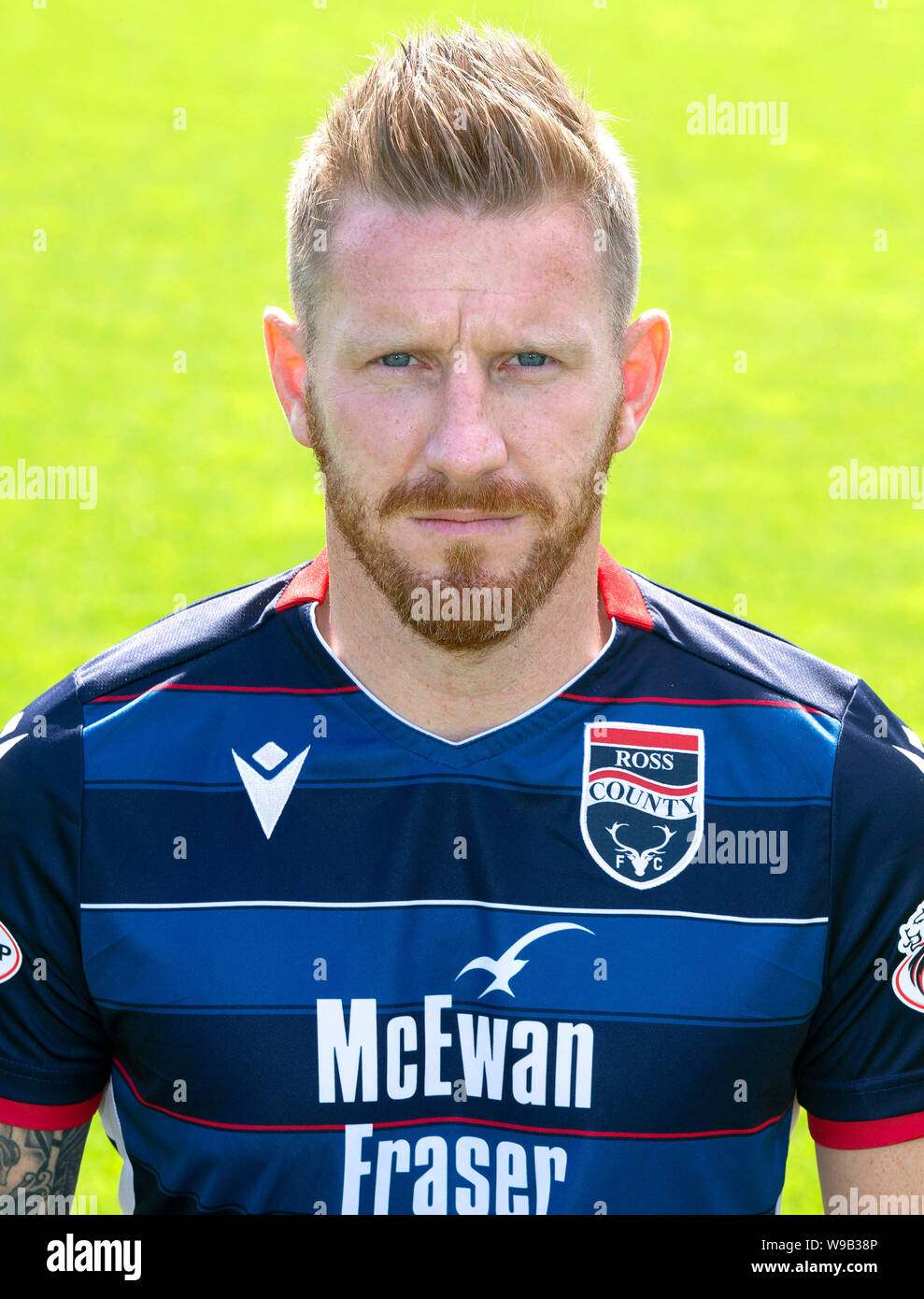 Ross County's Michael Gardyne Stock Photo - Alamy