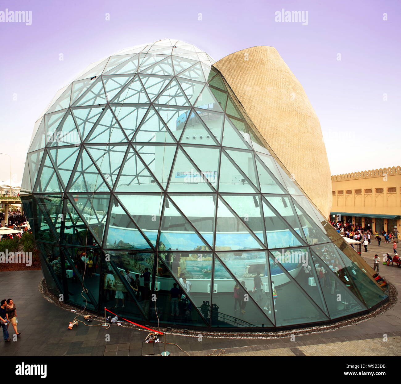 View of the Israel Pavilion in the World Expo Park in Shanghai, China ...