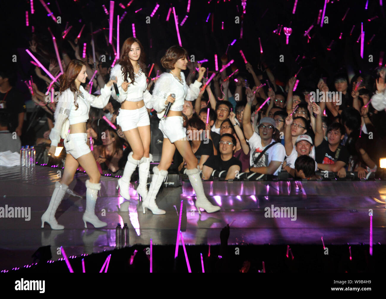 South Korean pop group Girls Generation performs at their concert in ...