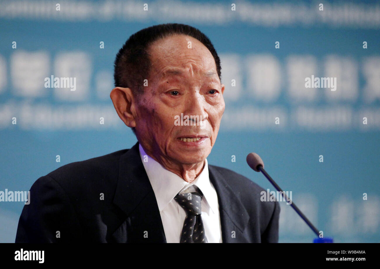 Chinese scientist Yuan Longping, known as the Father of Hybrid Rice ...