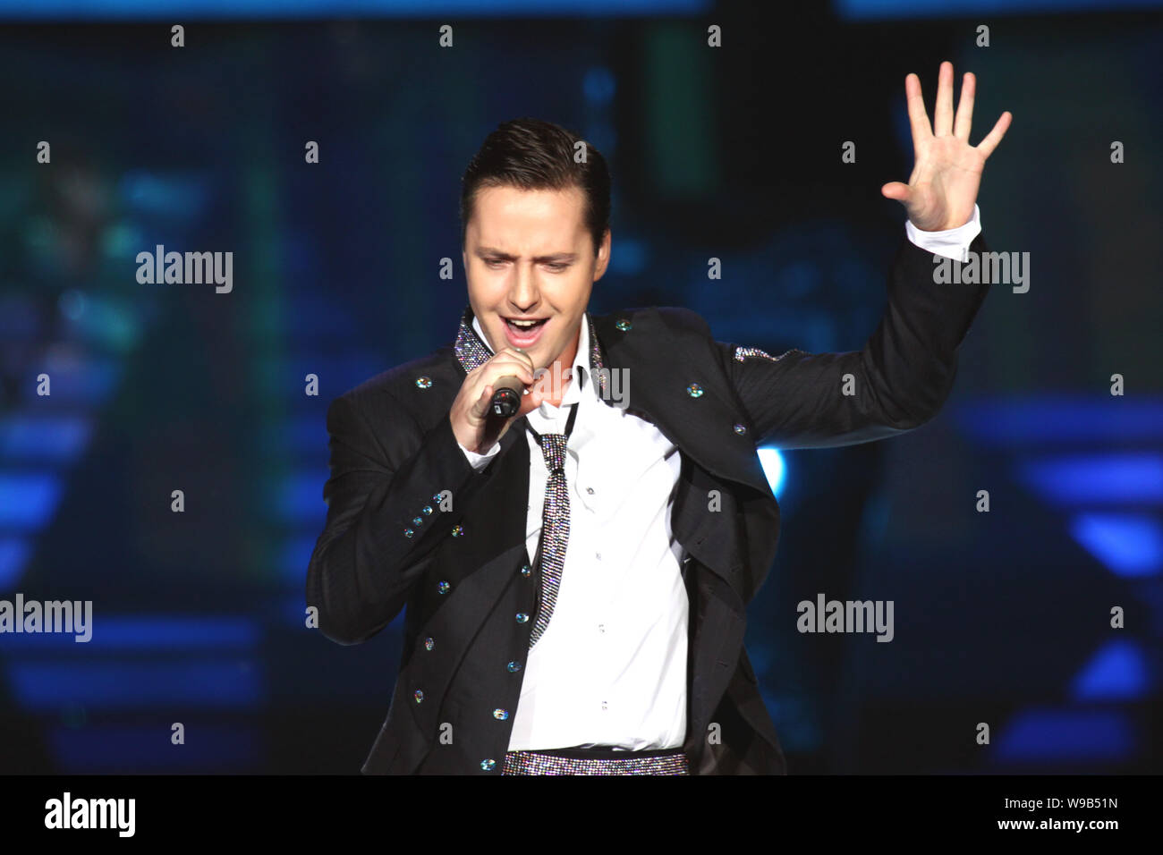 Russian singer Vitas performs at the 2010 Nanning International Folk ...