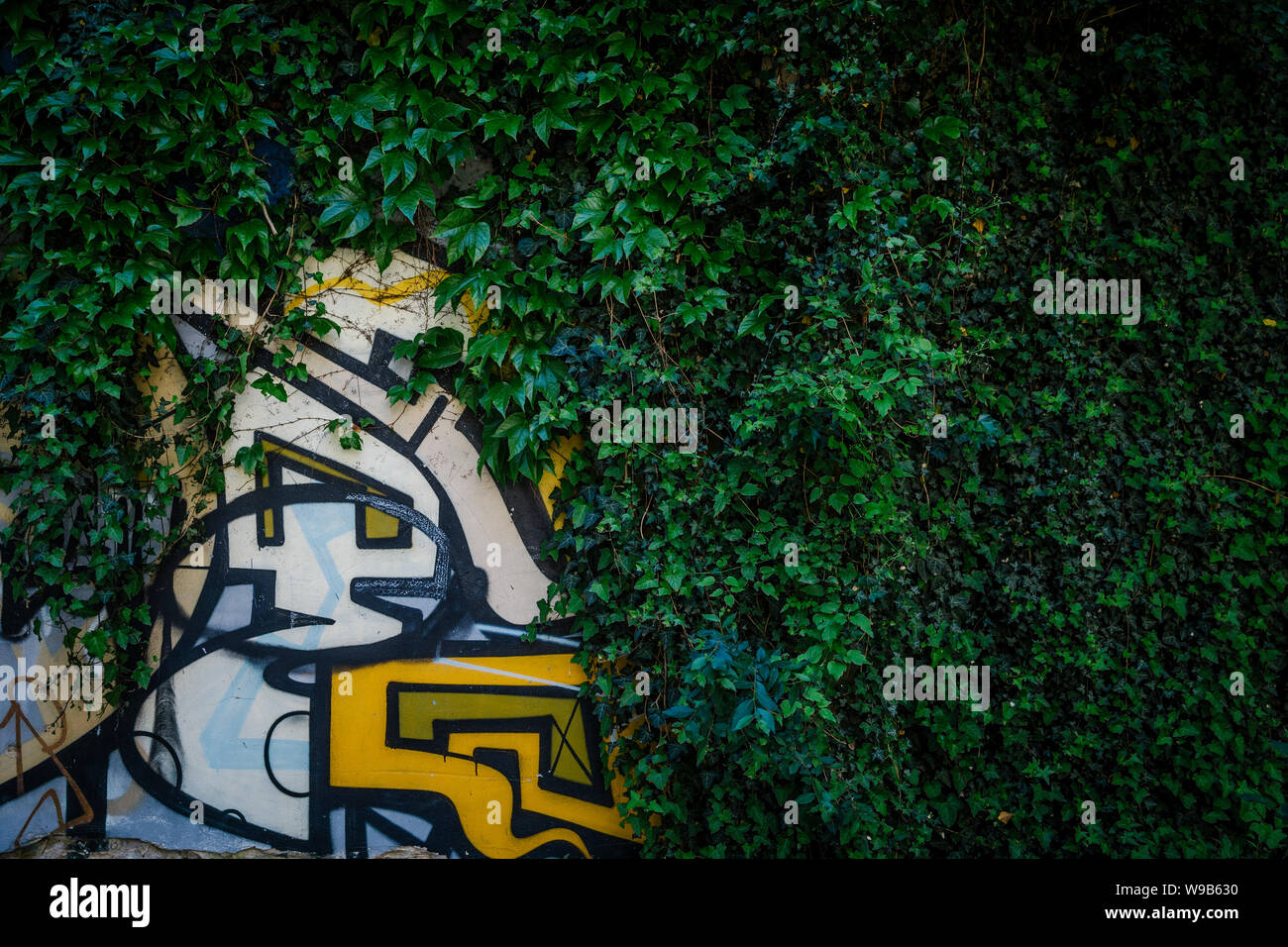 Graffitied wall hi-res stock photography and images - Alamy