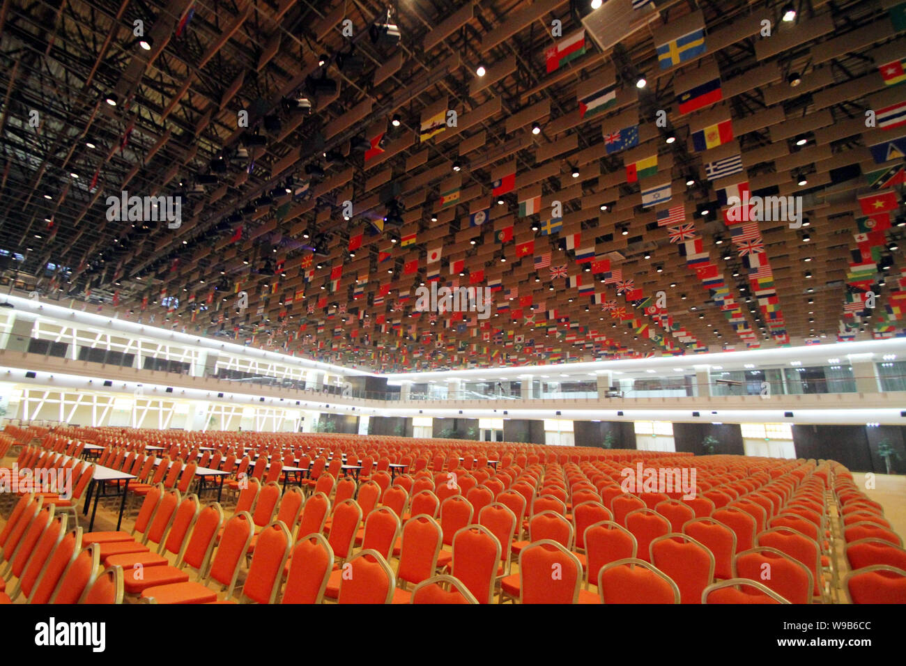 View of the main hall of the China Solar Valley International ...