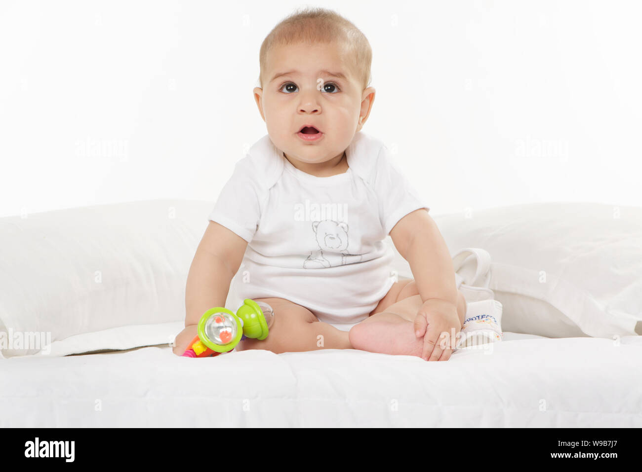 Baby Boy Playing With Toys