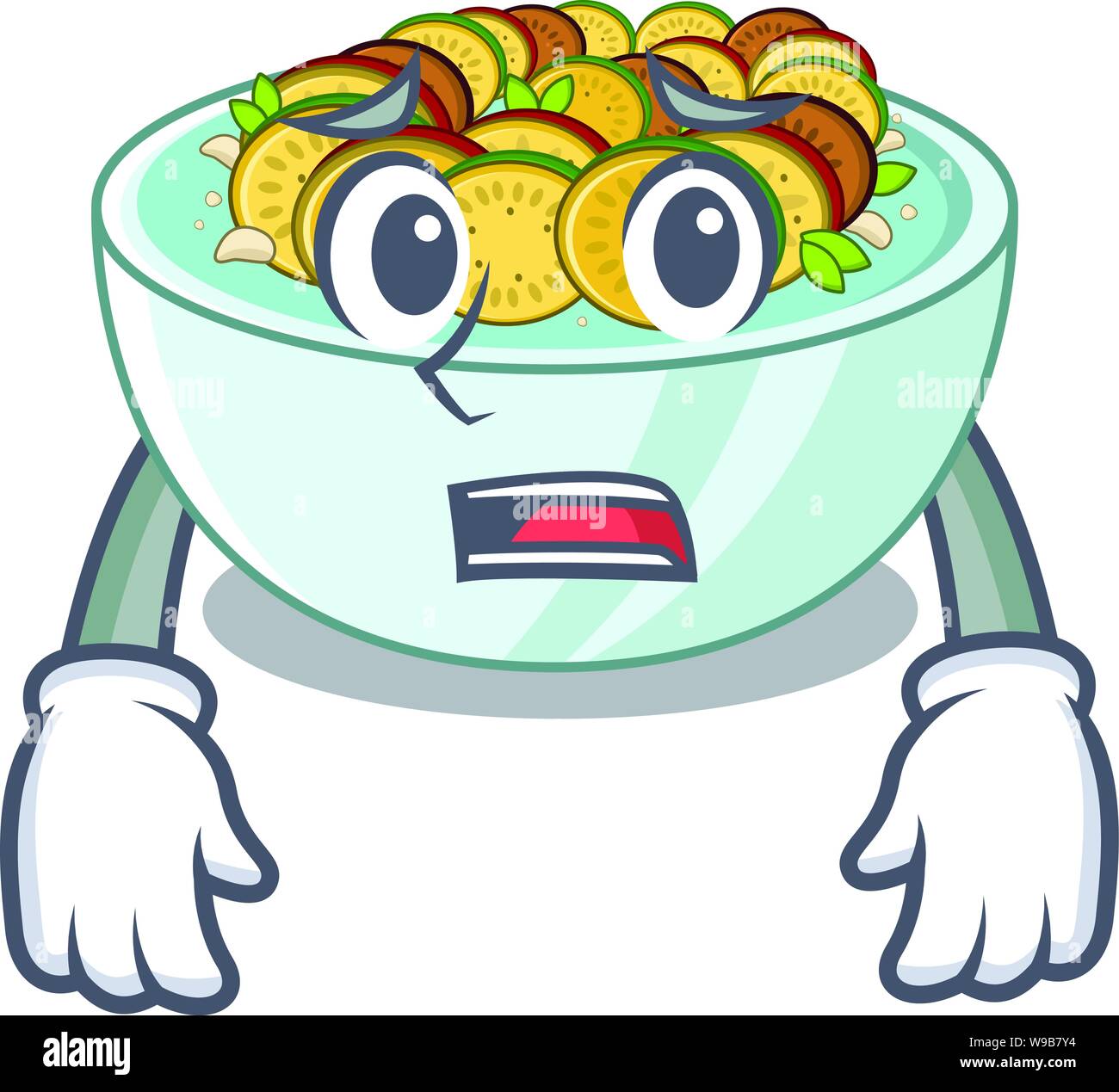 Afraid ratatouille isolated with in the cartoon Stock Vector Image ...