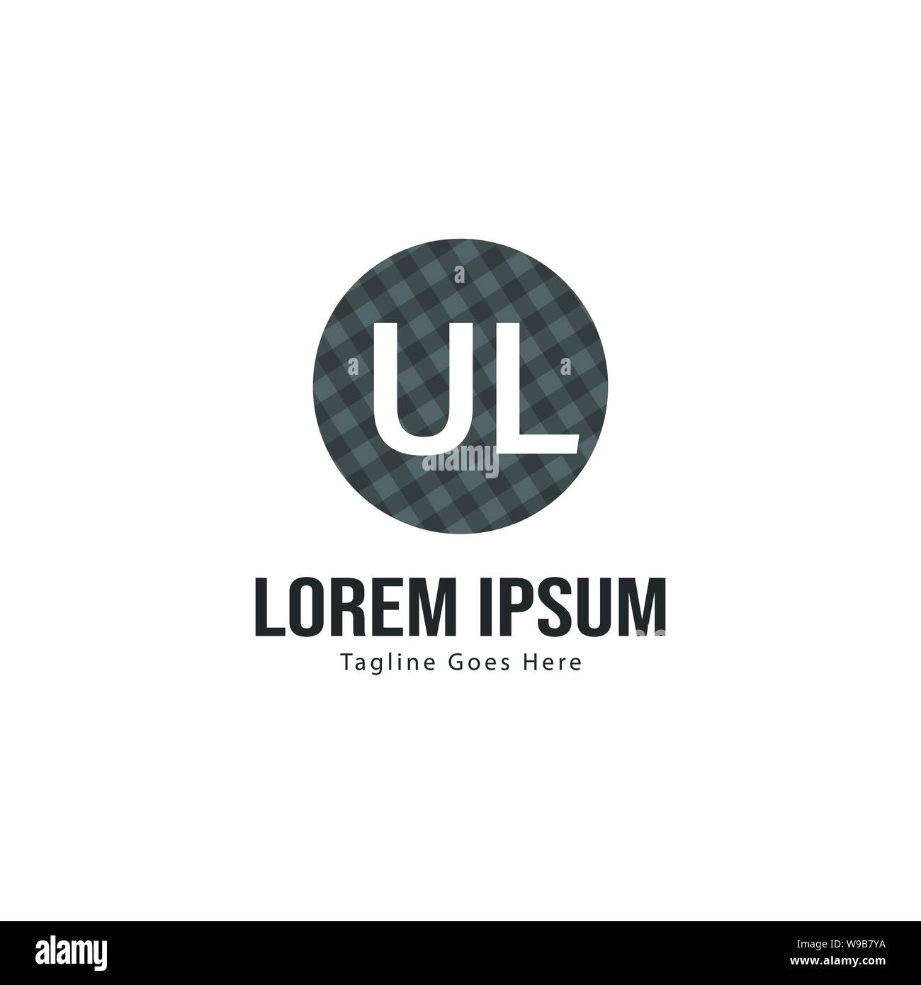 UL Letter Logo Design. Creative Modern UL Letters Icon Illustration ...