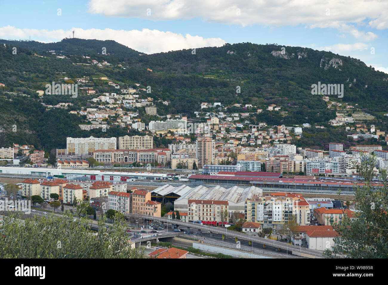 French riviera blue train hi-res stock photography and images - Alamy