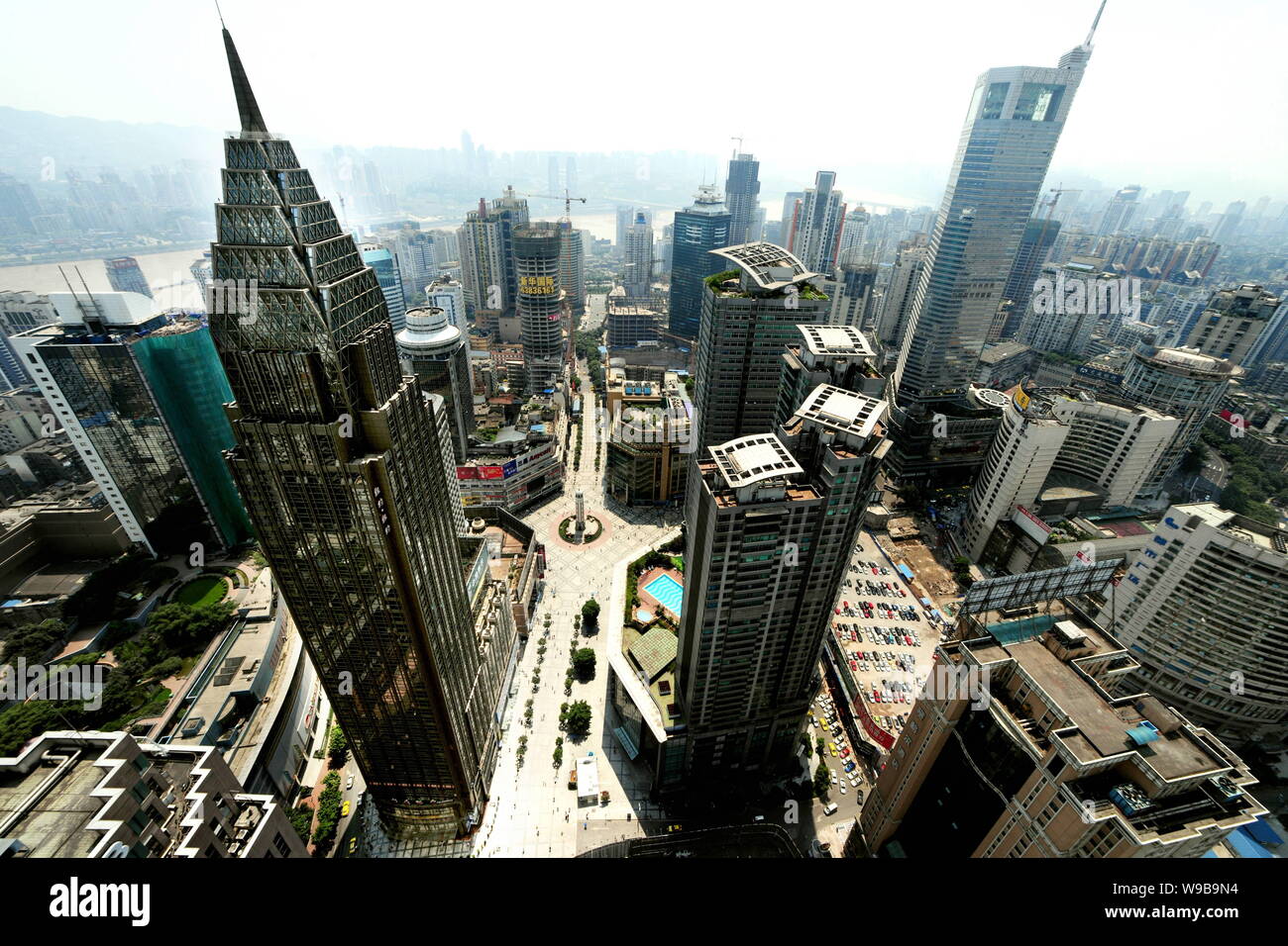 --FILE--View of skyscrapers and high-rise buildings in Yuzhong District ...