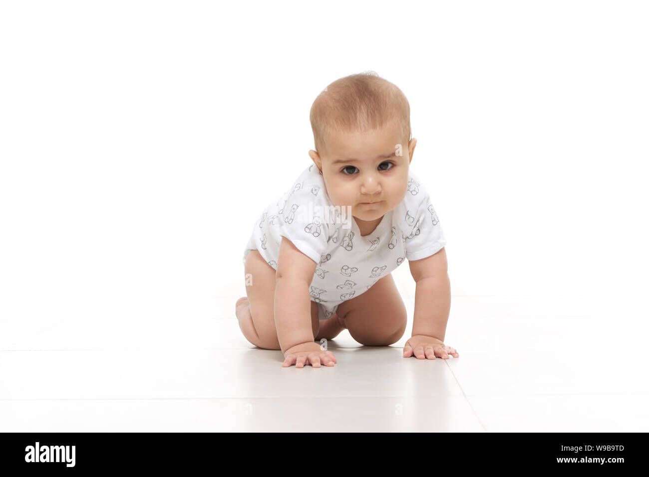 Baby cut out crawling hi-res stock photography and images - Alamy