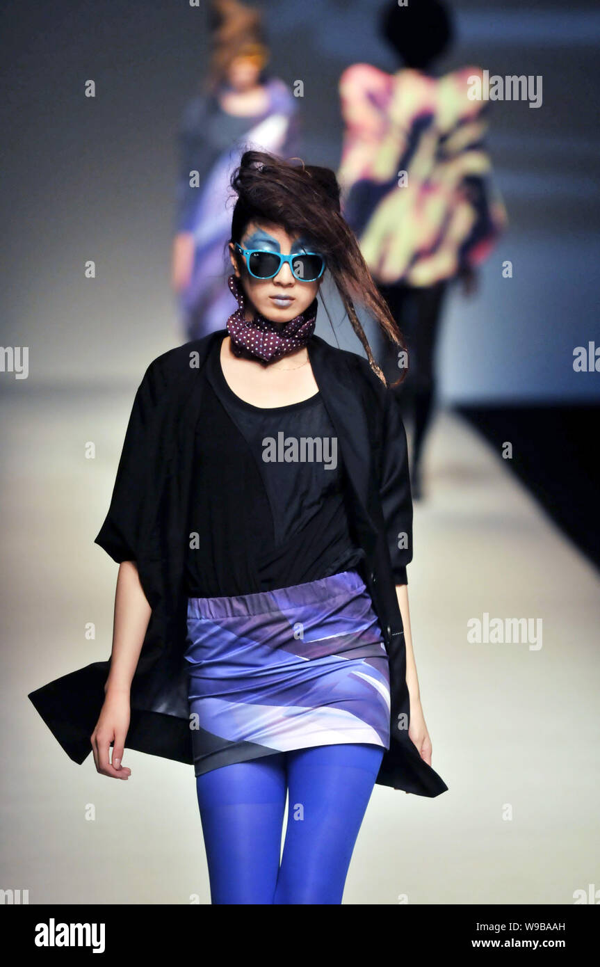 Models parade to show the new collections in the Seven Days fashion ...