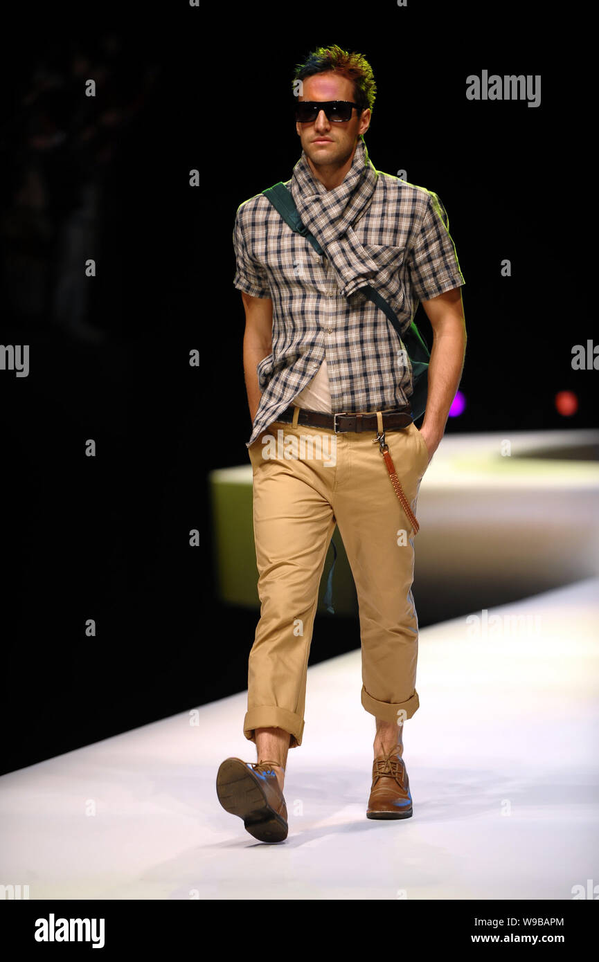 Cabbeen fashion show during the China Fashion Week Spring/Summer 2011 ...