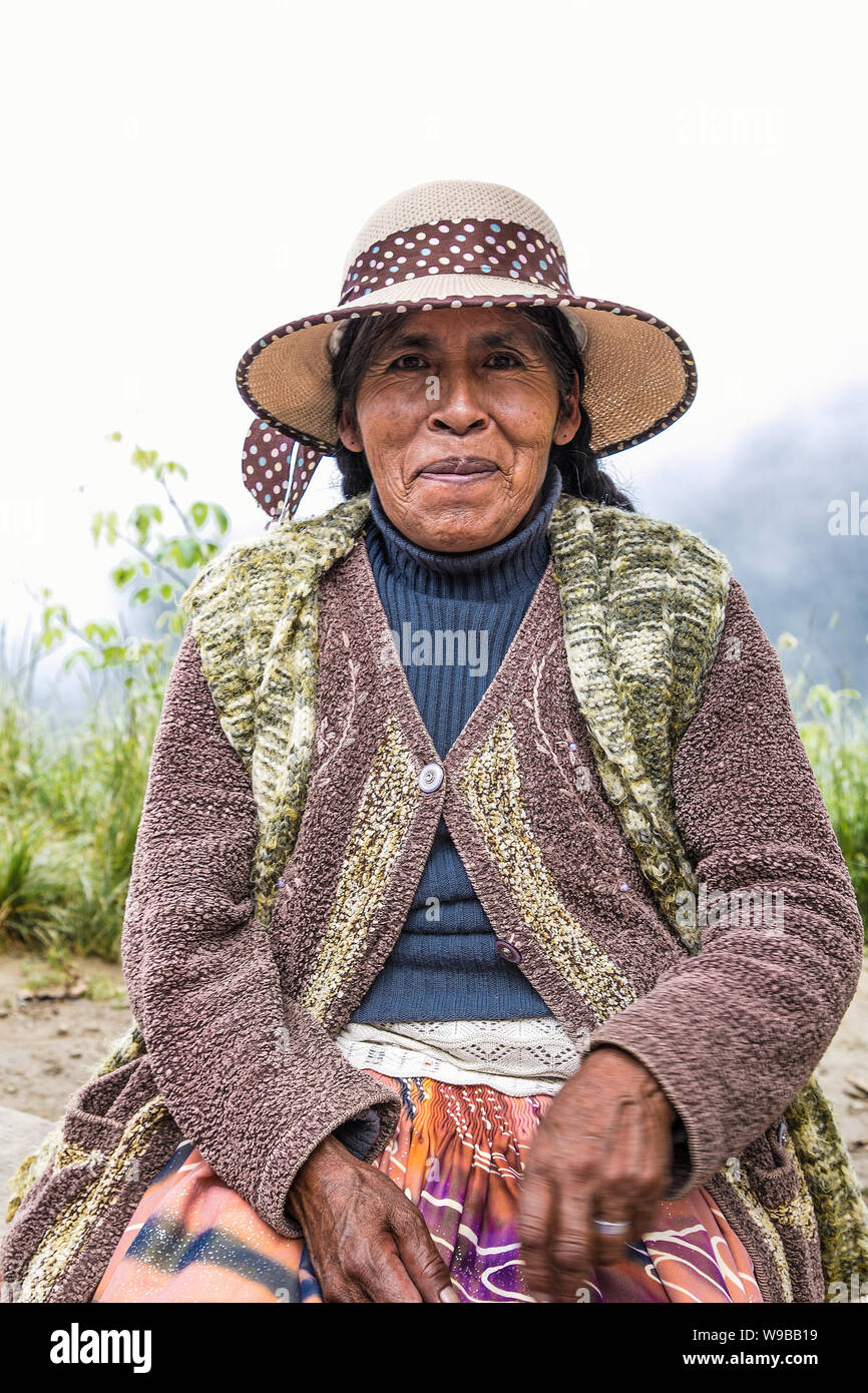 Typical andean clothing hi-res stock photography and images - Alamy