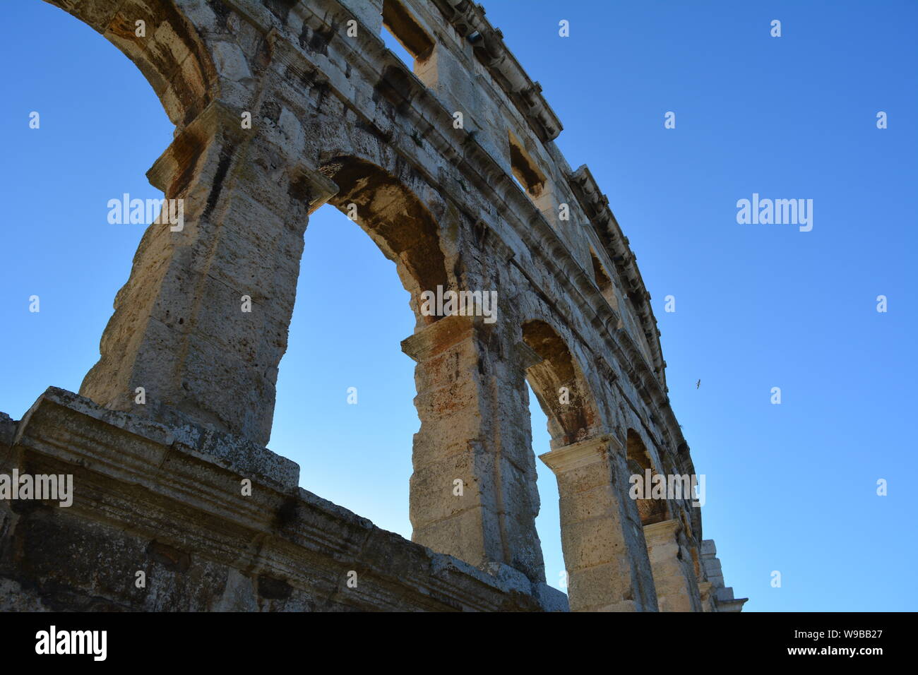 Arena (amphitheater) in Pula, Croatia Stock Photo - Alamy