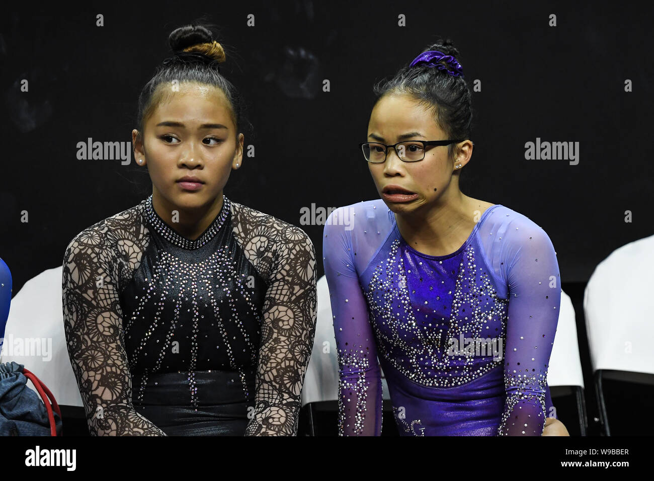 August 11, 2019, Kansas City, Missouri, US: SUNISA LEE and MORGAN HURD ...