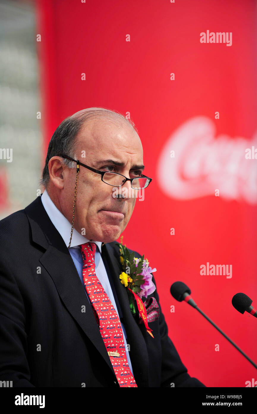 Muhtar Kent, Chairman and CEO of The Coca-Cola Company, speaks during ...