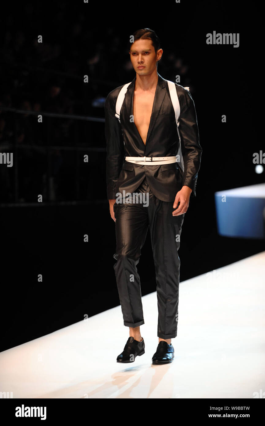 Cabbeen fashion show during the China Fashion Week Spring/Summer 2011 ...
