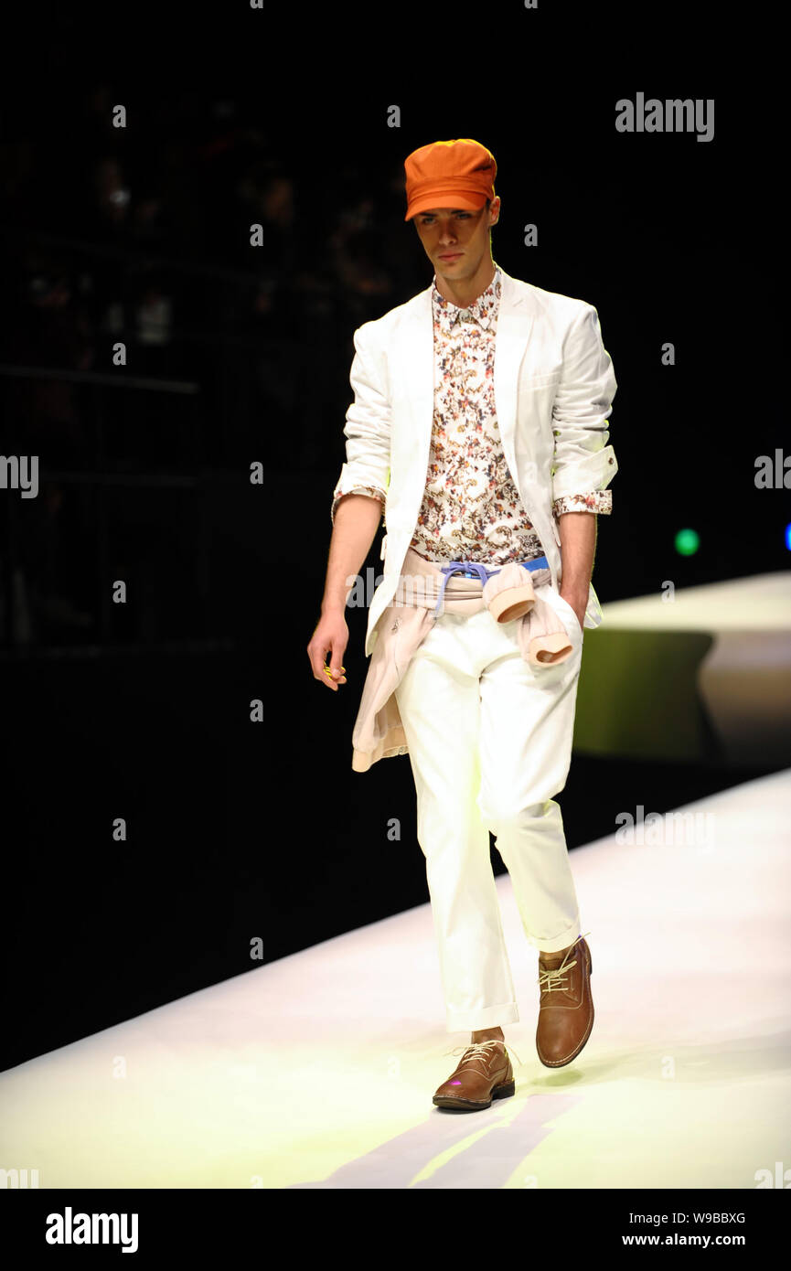 Cabbeen fashion show during the China Fashion Week Spring/Summer 2011 ...