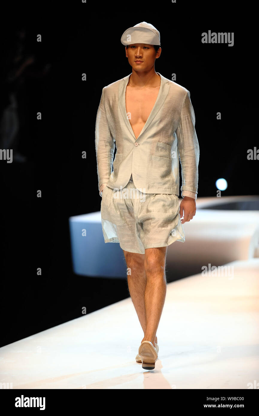 Cabbeen fashion show during the China Fashion Week Spring/Summer 2011 ...