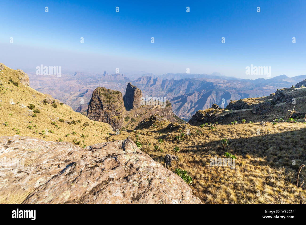 Amazing landscape in the Simian mountains, Ethiopia Stock Photo - Alamy