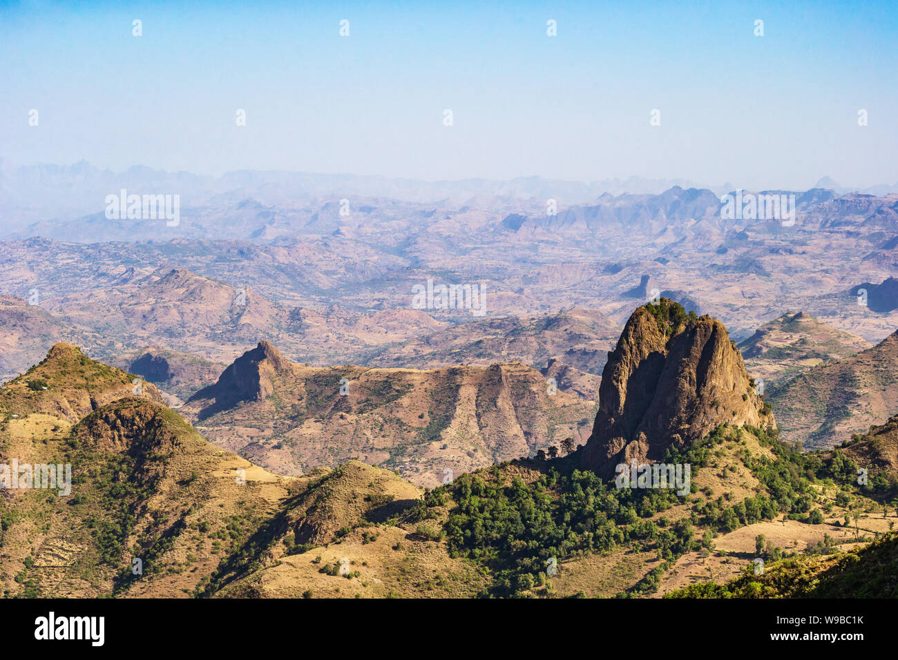Amazing landscape in the Simian mountains, Ethiopia Stock Photo - Alamy