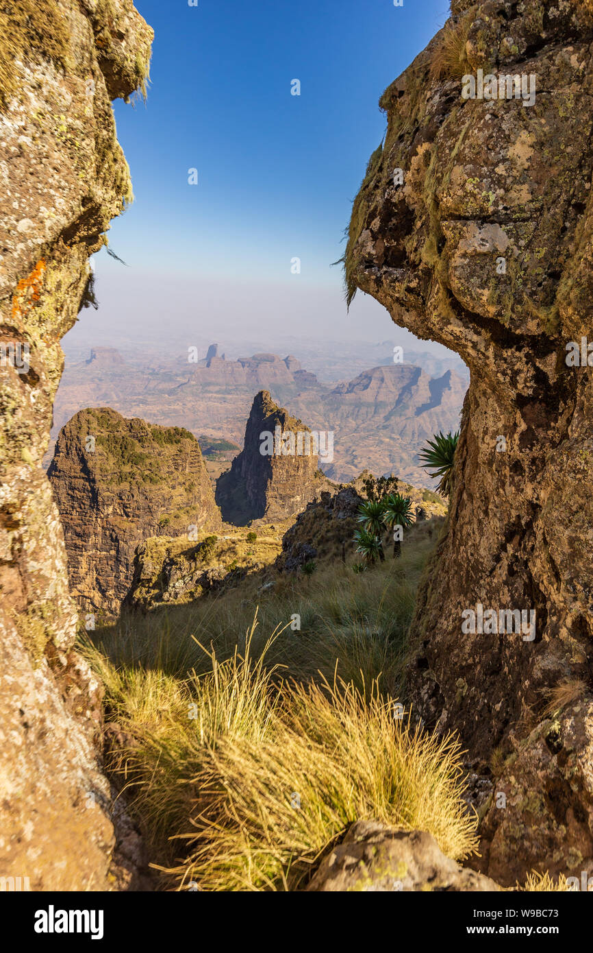 Amazing landscape in the Simian mountains, Ethiopia Stock Photo - Alamy