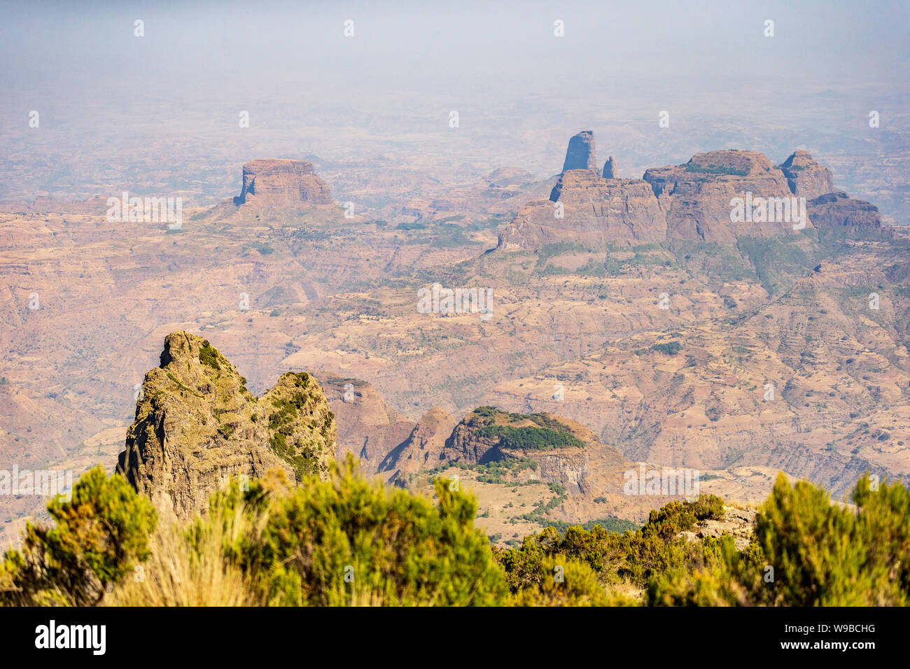 Amazing landscape in the Simian mountains, Ethiopia Stock Photo - Alamy