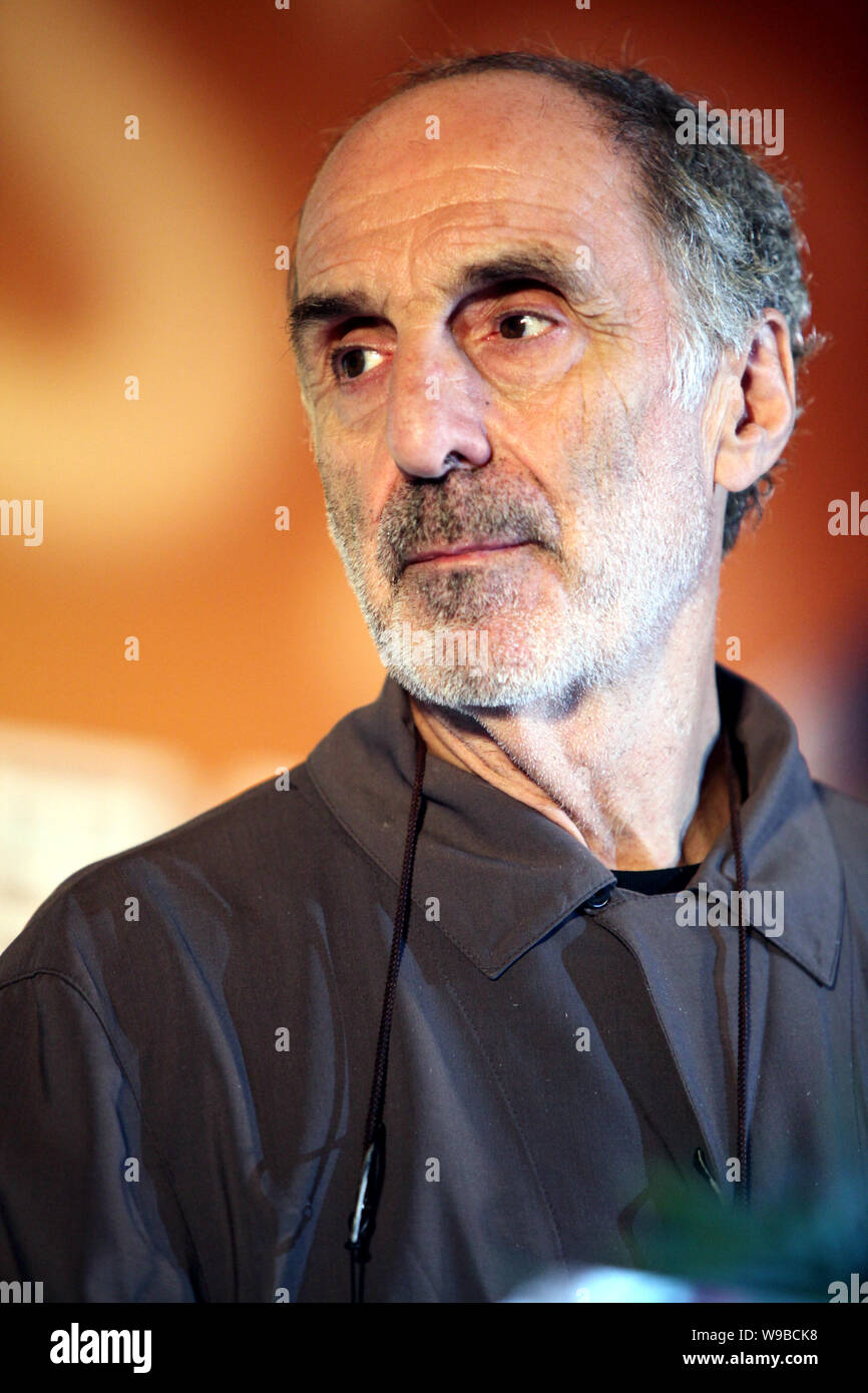 French architect Paul Andreu is seen at the International Summit in ...