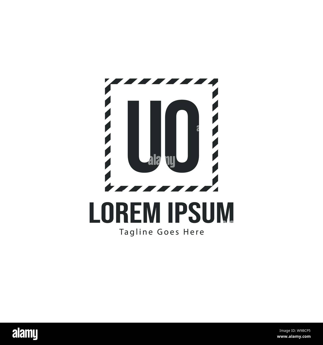 UO Letter Logo Design. Creative Modern UO Letters Icon Illustration ...