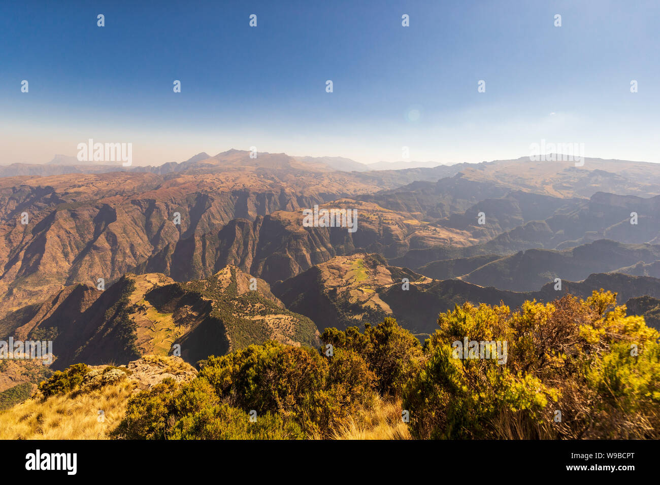 Amazing landscape in the Simian mountains, Ethiopia Stock Photo - Alamy