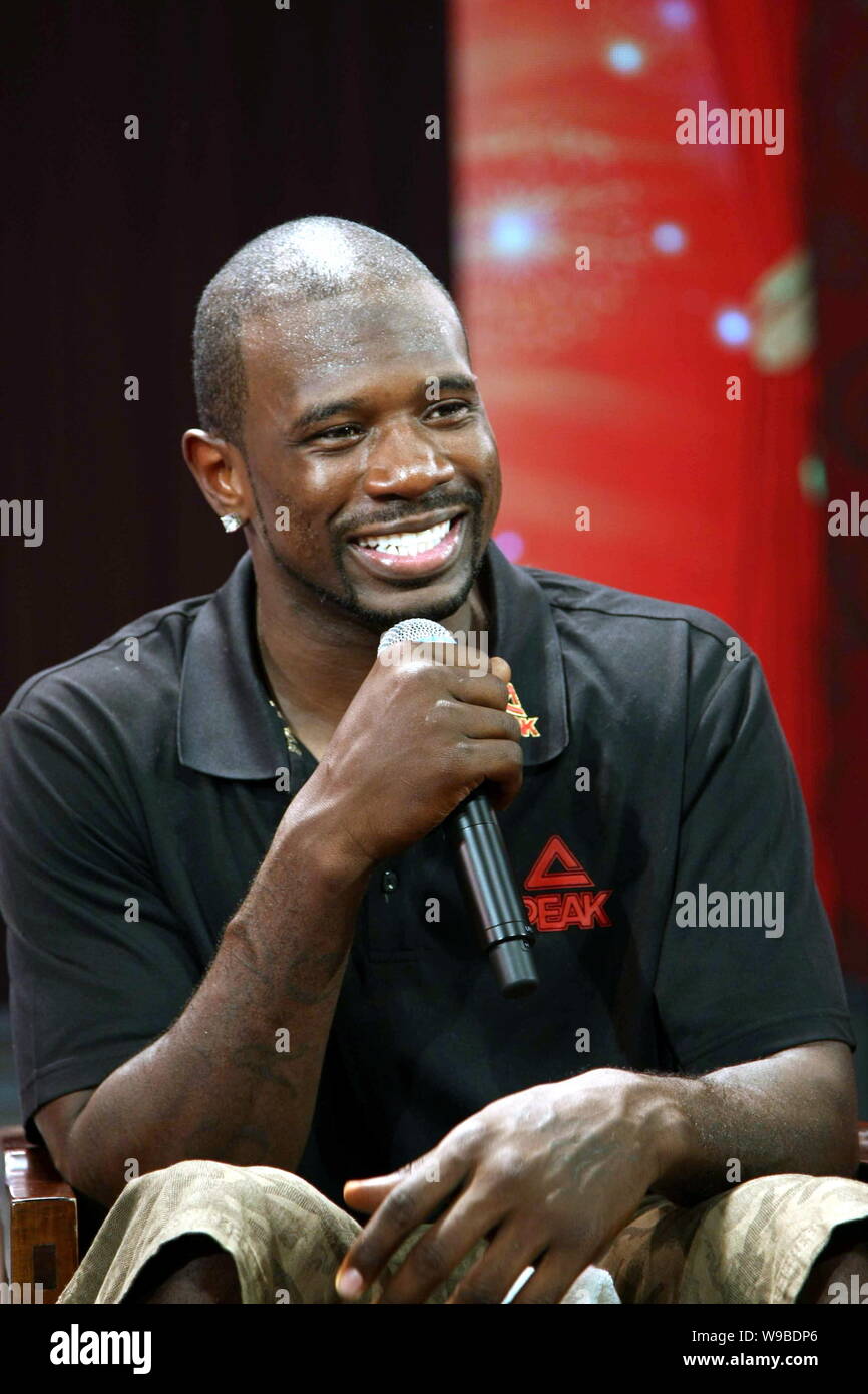 NBA basketball player Jason Richardson of the Phoenix Suns speaks ...