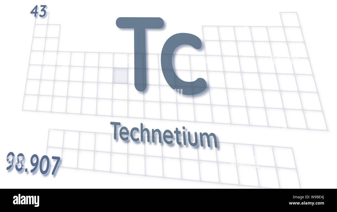 chemical element atomic data and symbol - table of elements Stock Photo ...