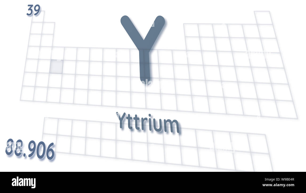 chemical element atomic data and symbol - table of elements Stock Photo ...