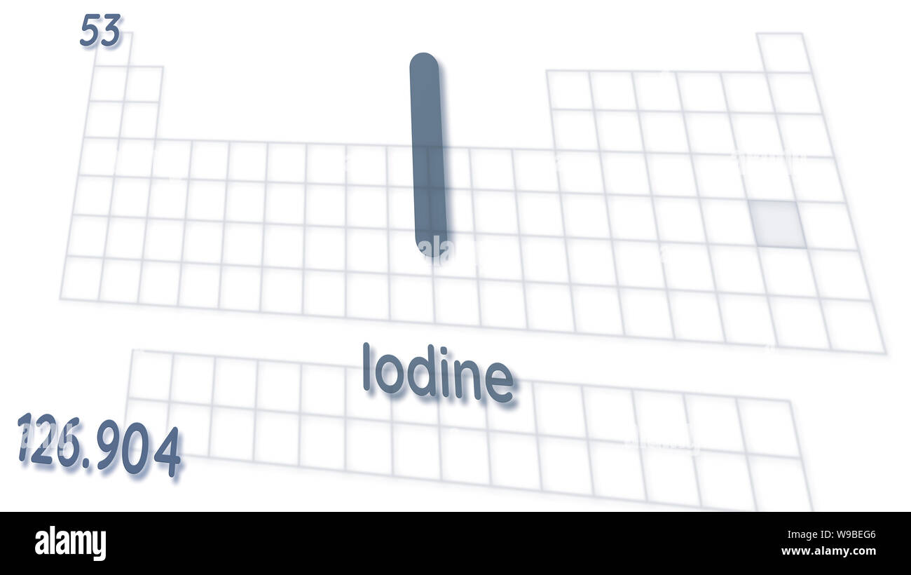 Iodine chemical element hi-res stock photography and images - Alamy
