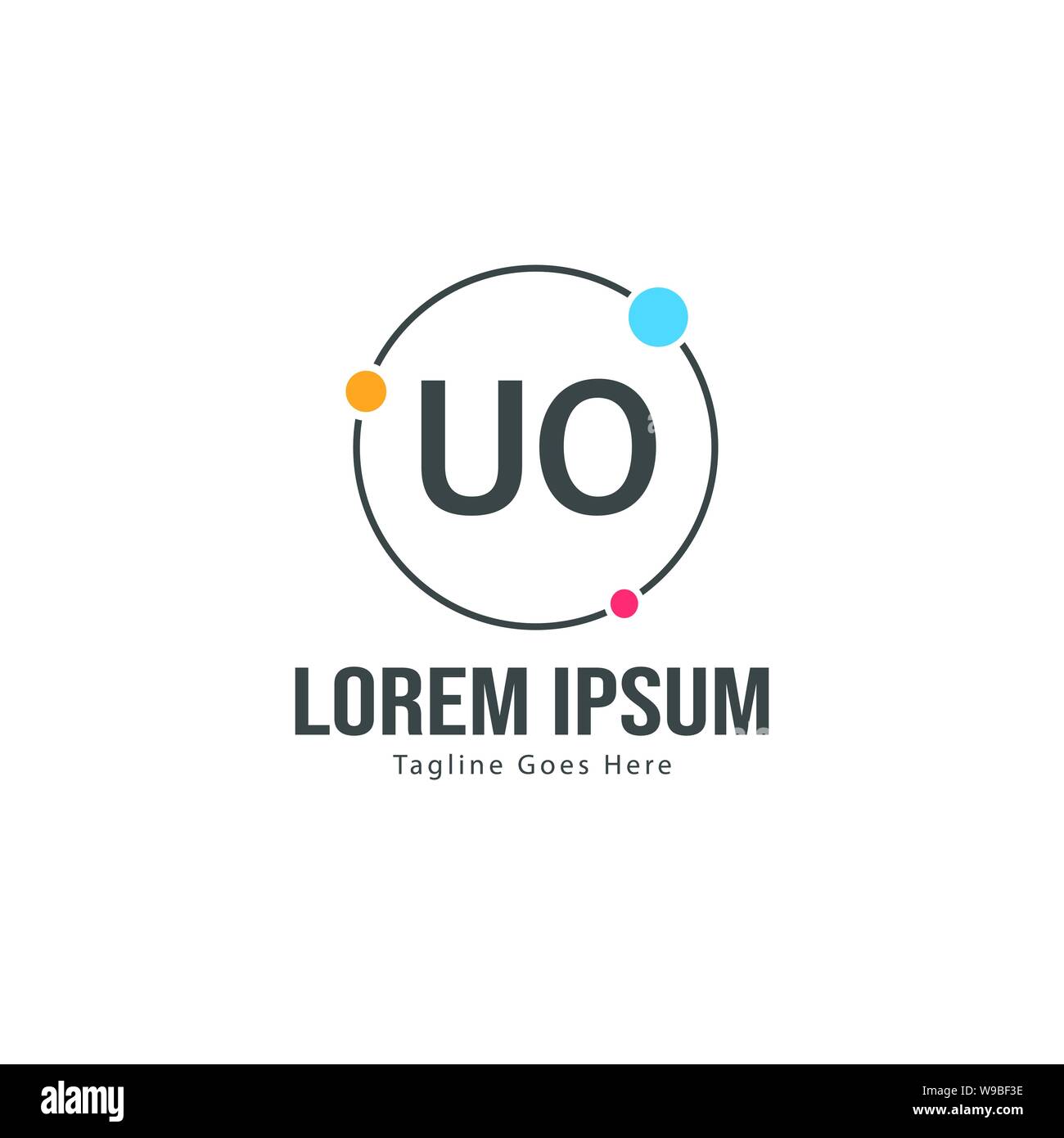 UO Letter Logo Design. Creative Modern UO Letters Icon Illustration ...