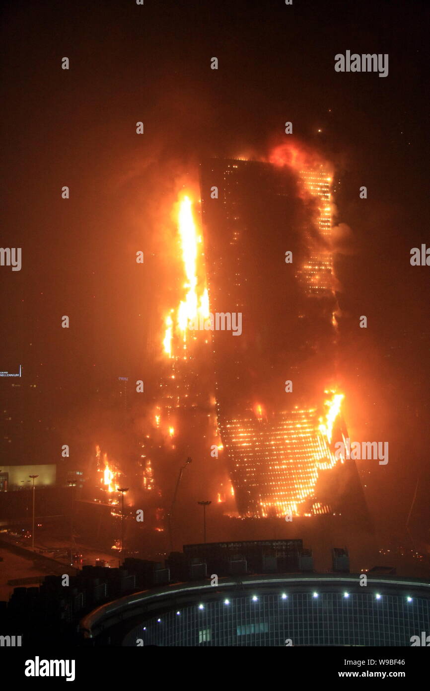 Cctv Building Fire