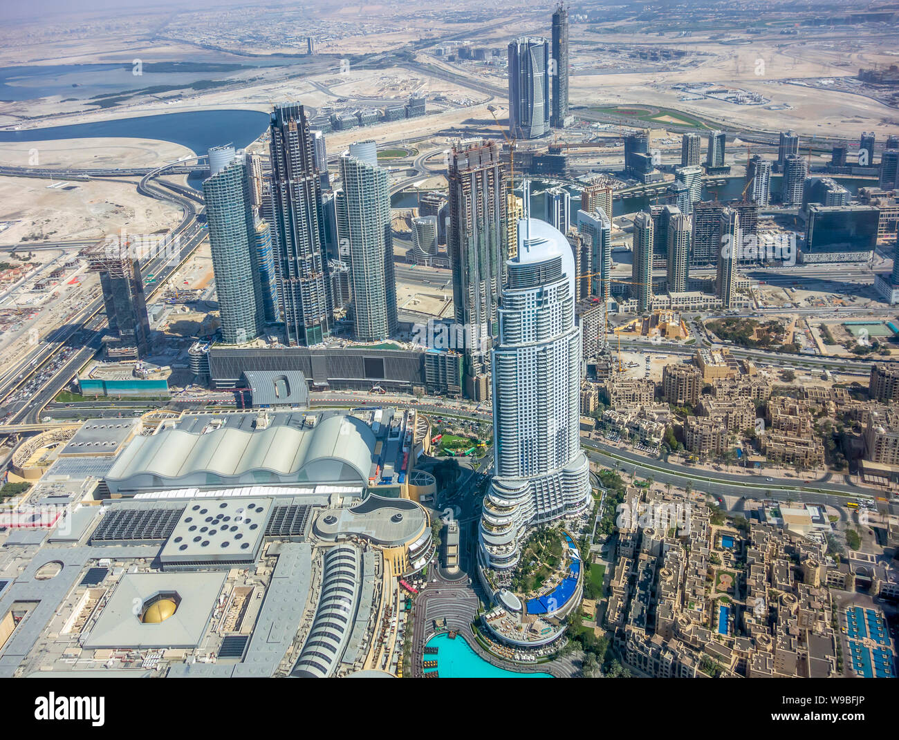 aerial view of Dubai in the United Arab Emirates Stock Photo - Alamy