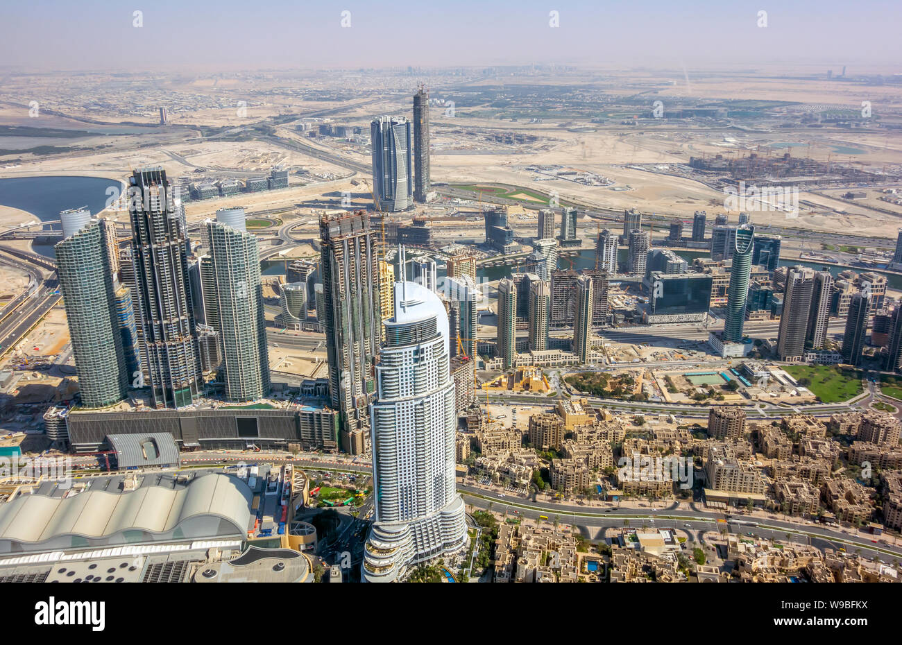 aerial view of Dubai in the United Arab Emirates Stock Photo - Alamy