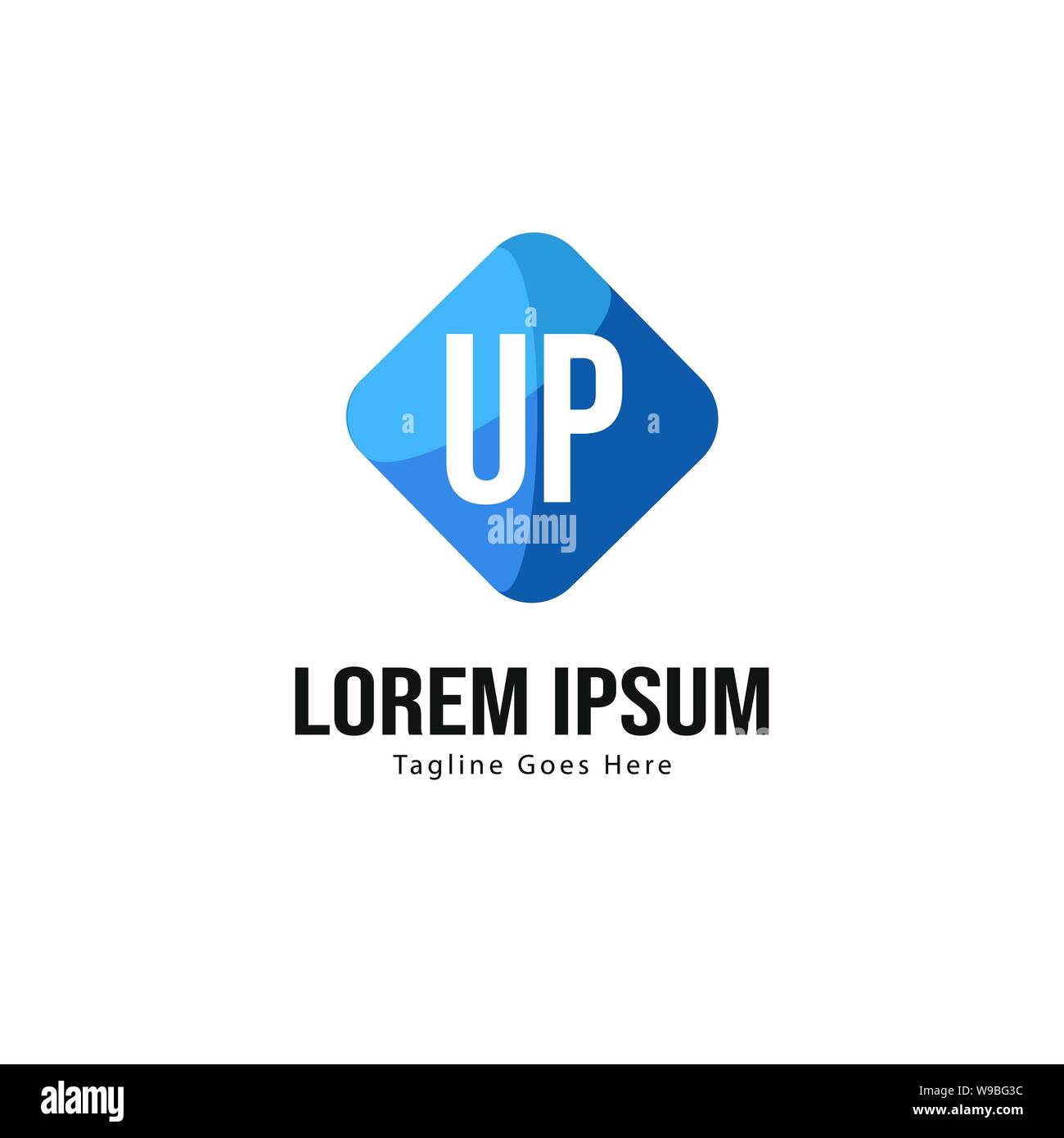 UP Letter Logo Design. Creative Modern UP Letters Icon Illustration ...