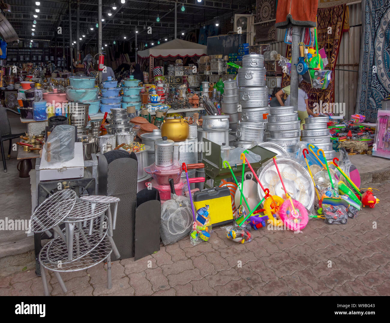 market stall seen in Dubai in the United Arab Emirates Stock Photo - Alamy