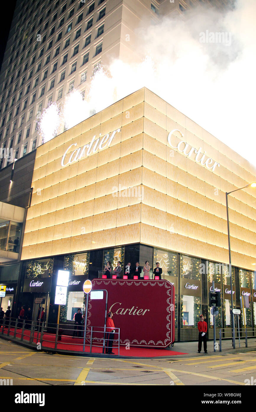 View of the Cartier flagship in Hong Kong, China, November 26, 2010 ...