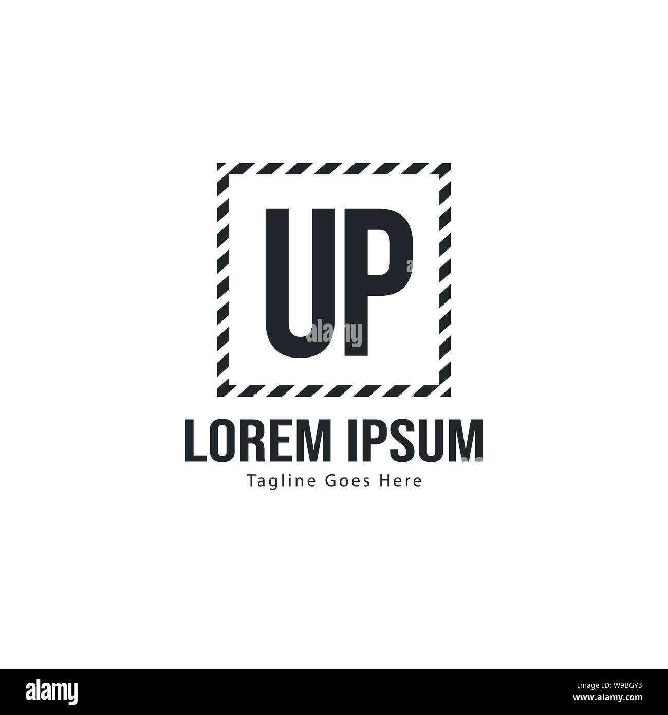 UP Letter Logo Design. Creative Modern UP Letters Icon Illustration ...