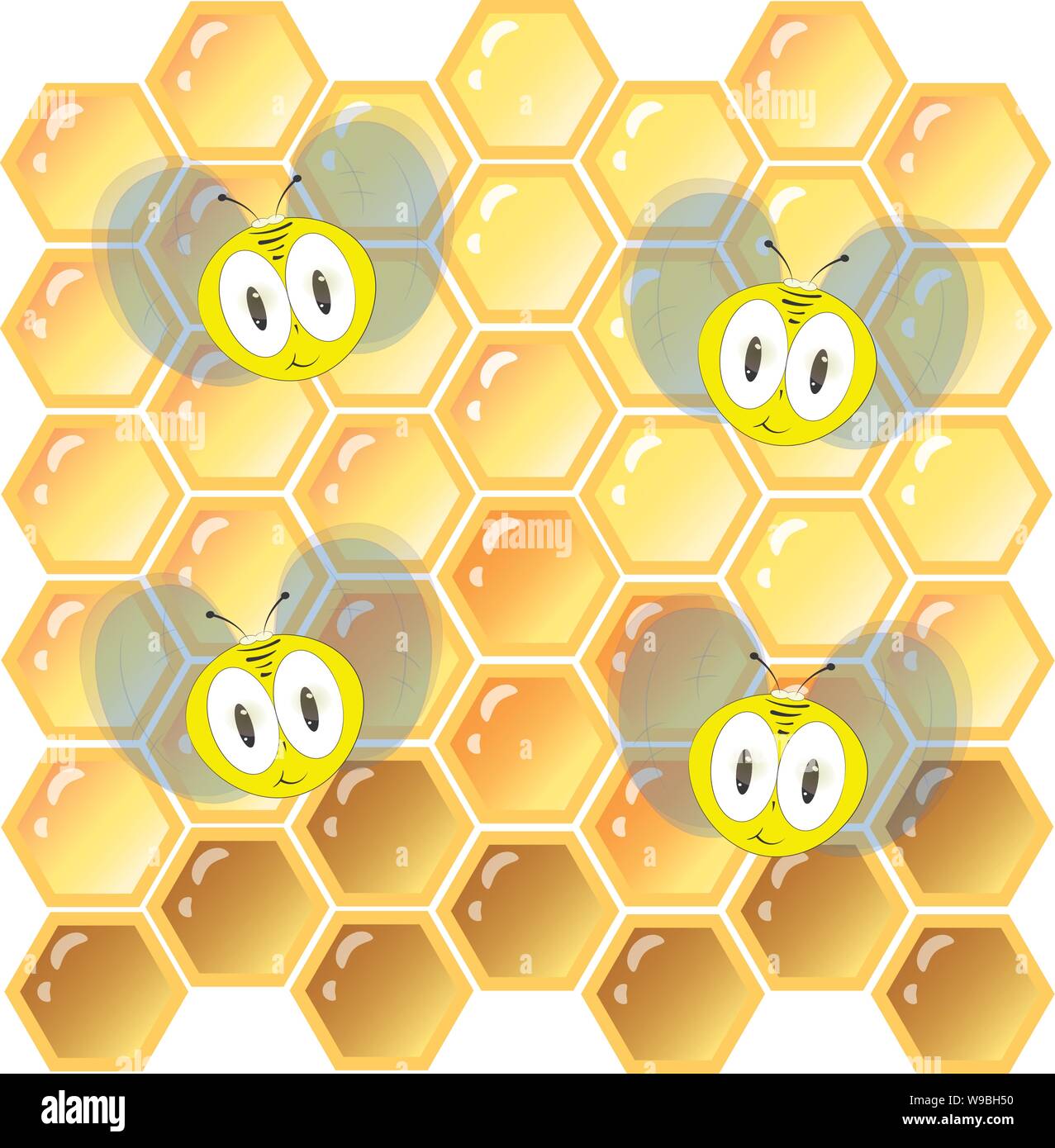 Cartoon bees hi-res stock photography and images - Alamy