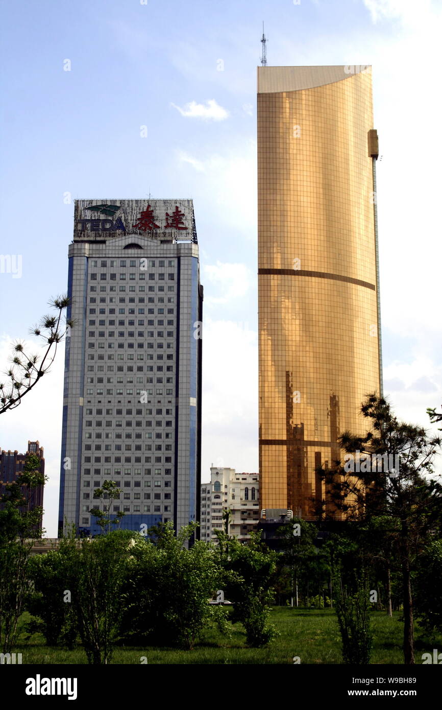 View of high buildings in Tianjin, China, May 9, 2010. Three dozen ...